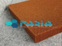 China Outstanding Flame Retardancy & Self-Extinguishing Aramid Fiber Nomex Honeycomb Core for sale