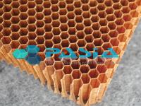 China High Strength Self Extinguishing Aramid Honeycomb Core With Low Smoke Emission for sale