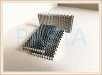 China High Temperature Tolerance Low Pressure Drop EMI Shielding Stainless Steel Honeycomb Air Flow Straightener for Engine Intake Testing for sale