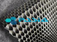 China Flame Retardant Lightweigt Honeycomb Energy Absorber with High Heat Dissipation Pyramidal Structure Handling 15 KW/m² for Aerospace Chamber Lining for sale