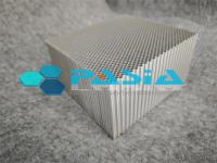 China Corrosion Resistant Chromate‑coated Aluminum Honeycomb Energy Absorber Pad in 1250×1250mm Size for Railway Vehicle Buffering with Stable Plateau Stress Characteristics for sale
