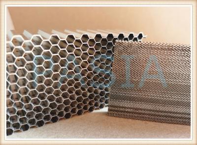 China Small Cell Aluminum Honeycomb Core Trivalent Chromium Passivated for sale
