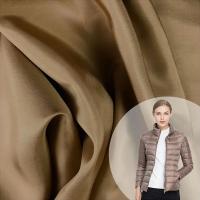 China Polyester Down Proof Waterproof Microbial Recycled Pongee Lining Fabric for sale