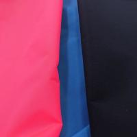 China 100% Polyester 228t Taslon pu coating fabric Waterproof 3000mm for sale