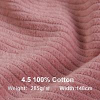 China 4.5 Strip Non Elastic Corduroy Thick Pure Cotton Fabric  For Flannel Pants Clothing Sofa for sale