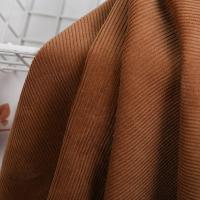 China 14w 90% Cotton+10% Polyester Non-stretch Thick Corduroy Velvet Fabric for Suit Corduroy Brown Velvet Fabric for sale