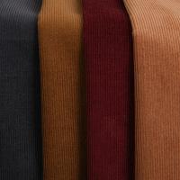 China 14w 90% Cotton+10% Polyester Non-stretch Thick Corduroy Velvet Fabric for Suit Corduroy Brown Velvet Fabric for sale