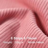 China Breathable  Pure Cotton Fabric Solid Color Woven Corduroy Cotton Fabric for sale