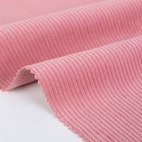 China Breathable  Pure Cotton Fabric Solid Color Woven Corduroy Cotton Fabric for sale