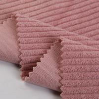 China Bubble Cotton Corduroy Fabric 330GSM Custom 8 W Dyed Stretch for sale