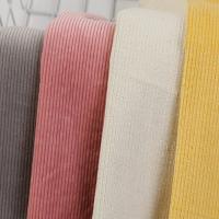 China 14W Stretch Cotton Corduroy Fabric Wide Wale Elastic Corduroy Fabric for sale