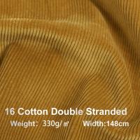 China 16 Wales 98% Cotton Stretch Corduroy Fabric For Garments Sofa Home Textile for sale