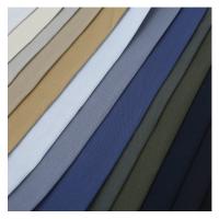 China Enzyme Washing Multiple Colors 3% Spandex 97% Cotton Fabric For Clothes For Suit Pants And Shirts Production for sale