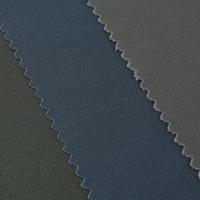 China Grey And Black Colored Cotton Velvet Polyester Spandex Fabric For Suit Pants Shirt for sale