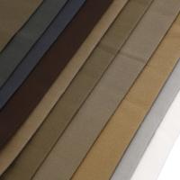 China 321GSM 98% cotton 2% lycra fabric double layer satin spandex fabric for clothing for sale