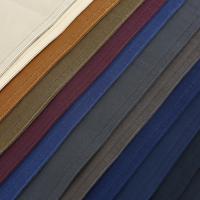 China 321GSM 98% cotton 2% lycra fabric double layer satin spandex fabric for clothing for sale