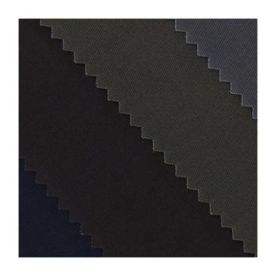 China Grey Brown Black Enzyme Washing 97% Cotton 3% Spandex Clothing Fabric For Suit Pants Manufacturing for sale