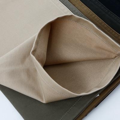 China Hot Selling Spandex Tencel Fabric Medium Weight 324GSM Twill Tencel Polyester Cotton Spandex Fabric for sale