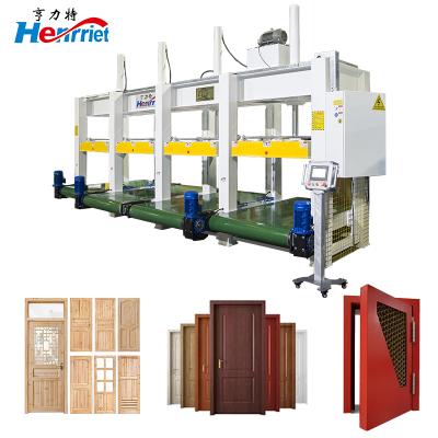 China 5.5kW Wood Door Press Machine with 1350x1280mm Platen and 25T×4 Pressure for Sandwich Panel Production for sale