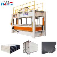 China 120T Multi Layer Wood Bending Press Machine with 2500×1300mm Platen and 7 Working Levels for PU Foam Board Production for sale