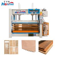China 8 Layer 100T Wood Veneer Hot Press Machine for Plywood Particle Board 2500x1300mm for sale