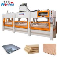 China Automatic Ply Board Pressing Machine 5.5KW with 6500×1300mm Work Platen and 100T Pressure Capacity for sale