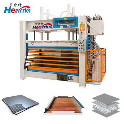 China 50T 8-Layer Wood Heat Press Machine 380V for Veneer Plywood and Composite Panels for sale