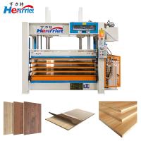 China 8-Layer Hydraulic Hot Press Machine 100T 380V for Wooden Door and Composite Panel Production for sale