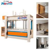 China 8-Layer Hydraulic Hot Press Machine 100T 380V for Wooden Door and Composite Panel Production for sale
