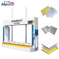 China 4kW Hydraulic Cold Press Machine 50T Capacity for Woodworking Doors and Panels with 2500x1250mm Worktable for sale