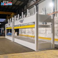 China 12m 16 Cylinder Two-Stage Hydraulic Cold Press Machine 30T for Composite Panel Plywood Furniture for sale