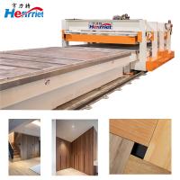 China Full Automatic 100T Gantry Moving Hot Press for Laminate Decorative Wall Panels for sale