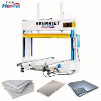 China Labor-Saving Acoustic Panel Line: Fully Automatic Chain Cold Press for Modern Architectural Factories for sale