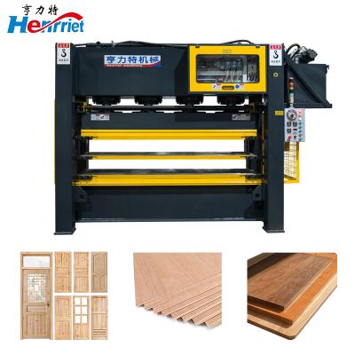 China Double Your Output: 300T Two-Layer Hot Press Enables Simultaneous Pressing for Door Panel Production for sale