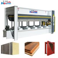 China Custom 120 Ton Upward Pressure Double Layer Hot Press Machine for Plywood Wooden Doors Carriage Panels for sale