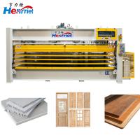 China 160T 4-Layer Laminator Press Machine 4000x1500mm for Plywood Medical Doors and Stainless Steel Cabinet Boards for sale