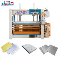 China 8-Layer Hydraulic Hot Press Laminator 2500x1300mm for Aluminum Honeycomb Panel Manufacturing for sale