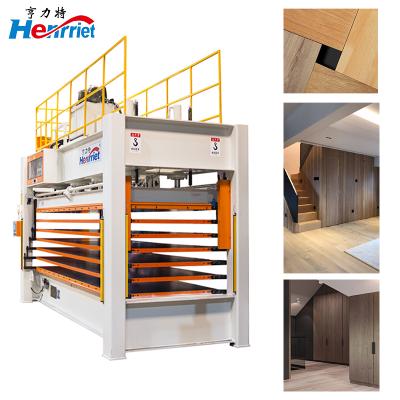 China 160 Ton 6 Layer Hydraulic Laminating Press Machine for Plywood Particleboard 4000x1450mm for sale