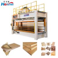 China 160 Ton 6 Layer Hydraulic Laminating Press Machine for Plywood Particleboard 4000x1450mm for sale