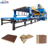 China Dual Station Movable Slide Hot Press Machine 250T for Particleboard Unpainted Ecological Board for sale