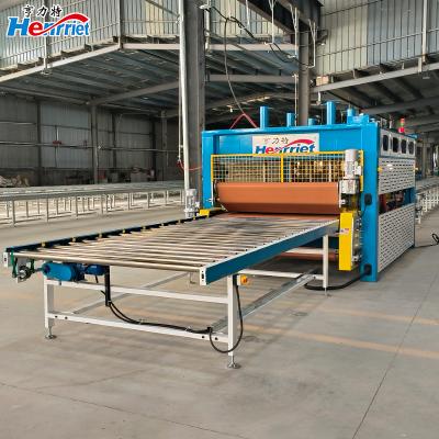 China 50T Hot Press Automatic Conveyor Line for Carbon Fiber Board 3500x1800mm for sale