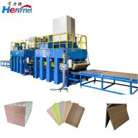 China Custom 1000T Hot and Cold Press Production Line for Inorganic Pre Coated Board 180°C for sale