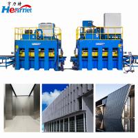 China 1000T Three-Dimensional Cold Hot Press Production Line for Aluminum Honeycomb Plates 3700x1300mm for sale