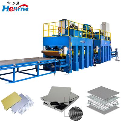China 1000T Three-Dimensional Cold Hot Press Production Line for Aluminum Honeycomb Plates 3700x1300mm for sale