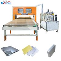 China Aluminum honeycomb aluminum-plastic corrugated composite panel small fully automatic coating machine automatic conveyor line for sale