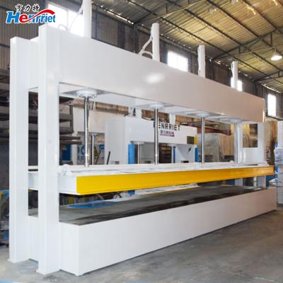 China 75t Four Cylinder Hydraulic Cold Press Machine 6000x1500mm for Solid Composite Door Steel Wood Door for sale