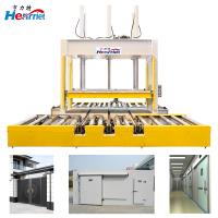 China 160T Double-Sided Automatic Conveying Heavy-Duty Hydraulic Cold Press Machine 3300x1800mm for Wood and Aluminum Doors for sale