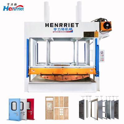 China 100T Four-Cylinder Cold Press Machine 1300x900mm Work Platen for Wood Door Bending for sale