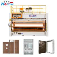 China 160T Six Layer Hydraulic Press Machine 4000x1450mm Work Platen for Wooden Door Manufacturing for sale