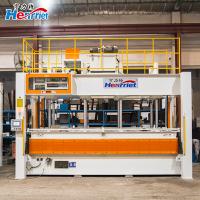 China 160T Six Layer Hydraulic Press Machine 4000x1450mm Work Platen for Wooden Door Manufacturing for sale